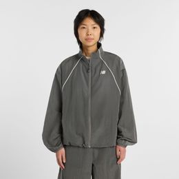 New Balance 'Sport Legacy Jacket'. Damen Gr&ouml;&szlig;e XS grau / rauchgrau