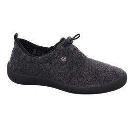 Rohde Damen Hausschuh "D.Olbia", Gr. 39, grau, Filz, meliert, Schuhe, Homeslipper, Wohlf&uuml;hlschuh aus Filz mit Schnellverschluss