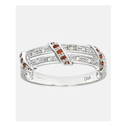 Diamant L'&eacute;ternel Eternity-Ring aus 375 Wei&szlig;gold mit Diamant gedreht | Gr.: 54