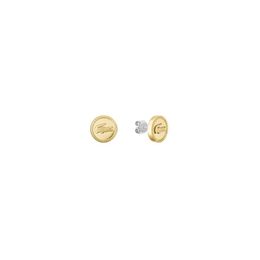 Lacoste Damen Paar Ohrstecker &raquo;MEMENTO&laquo; gold 10mm, Edelstahl