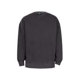 DROPSIZE Herren Sweater "Dropsize RAW EDGES CREWNECK", grau, Gr. S, 70% Baumwolle, 30% Polyester, Sweatshirts