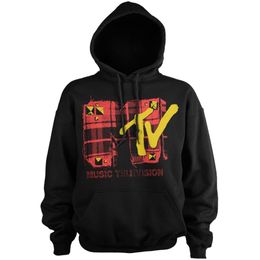 MTV Hoodie "Plaid Big Tall Hoodie" in Schwarz | Gr.: 3XL
