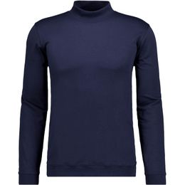 Ragman Herren Langarmshirt, blau, Gr. XL, Jersey, Baumwolle, Shirts
