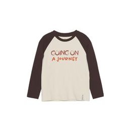 EN FANT Shirt Jungen Gr&ouml;&szlig;e 92 sand / braun / orange