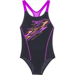 Speedo Badeanzug M&auml;dchen - Gr&ouml;&szlig;e 128 - schwarz