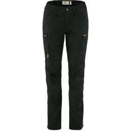 Fj&auml;llr&auml;ven FJ&Auml;LLR&Auml;VEN Kaipak Curved Trekkinghose Damen - Gr&ouml;&szlig;e 34 - schwarz