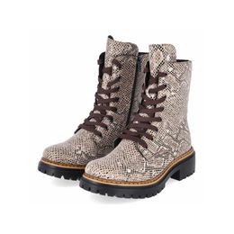 Rieker Schn&uuml;rstiefel in beige | Gr.: 42