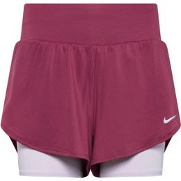 Nike FLOW Laufshorts Damen - Gr&ouml;&szlig;e XL - rosa