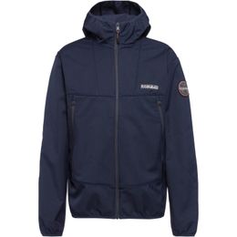 Napapijri A-Biois Softshelljacke Herren - Gr&ouml;&szlig;e XXL - blau