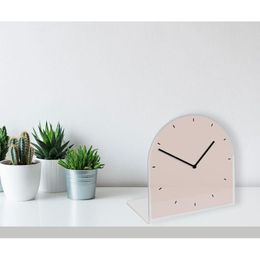 queence Tischuhr &raquo;Helene&laquo; Tisch, Uhr, modern, ger&auml;uschlos beige Einheitsgr&ouml;&szlig;e