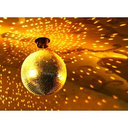 papermoon Fototapete &raquo;Goldener Discoball&laquo; bunt Vlies B/L: 3m x 2,2m, Rollen: 1