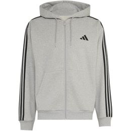 Adidas 3S Sweatjacke Herren - Gr&ouml;&szlig;e XL - grau