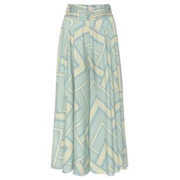 Lascana Hosenrock in mint-gelb-blau bedruckt | Gr.: 38