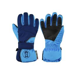 Trollkids Funktions-Handschuhe "Troll" in Dunkelblau/ Hellblau - 49% | Gr&ouml;&szlig;e 4 | Kinderhandschuhe