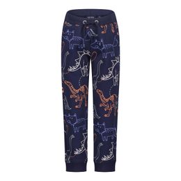 Blue Seven Jungen Sweathose "Jogginghose", blau, Gr. 110, 80% Baumwolle, 20% Polyester, Hosen