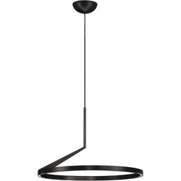 NOVA LUCE Pendelleuchte &raquo;TILIA&laquo; LED-Modul 1 Stk. warmwei&szlig; - kaltwei&szlig; schwarz 1, &Oslash; 60cm H: 250cm, 1 Stk.