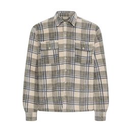 Blend Fleecejacke 'BHBAKI' Herren Gr&ouml;&szlig;e XL creme / blau / khaki