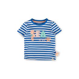 Sigikid T-Shirt Sea You in Blau/Wei&szlig; gestreift | Gr.: 98