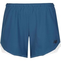 New Balance RC Essential Laufshorts Damen - Gr&ouml;&szlig;e L - blau