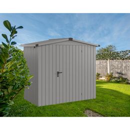 EcoStar Ger&auml;tehaus 'Euroline ESD3 Trend-Sk' graualuminium 237 x 133 x 203 cm, Einzelt&uuml;r