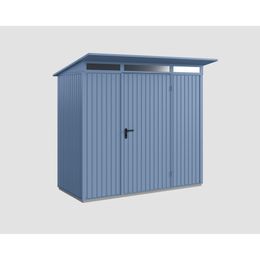 EcoStar Ger&auml;tehaus 'Trend-P Typ 1' taubenblau 238 x 107,8 cm, mit Einzelt&uuml;r