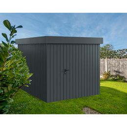 EcoStar Ger&auml;tehaus 'Euroline EFD6 Trend-Sk' anthrazitgrau 229 x 277 x 203 cm, Einzelt&uuml;r