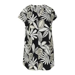 S.oliver Curve Kleid Damen Gr&ouml;&szlig;e 50 elfenbein / schwarz / wei&szlig;