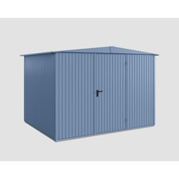 EcoStar Ger&auml;tehaus 'Trend-S Typ 3' taubenblau 302,8 x 238 cm, mit Einzelt&uuml;r