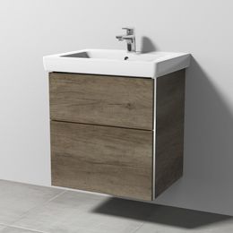 Villeroy & Boch Villeroy & Boch Waschbeckenunterschrank 'Subway 2.0' braun 55 x 59,3 x 44,7 cm