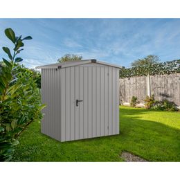 EcoStar Ger&auml;tehaus 'Euroline ESD1 Trend-Sk' graualuminium 189 x 133 x 199 cm, Einzelt&uuml;r