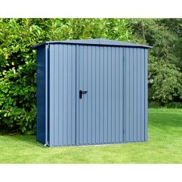 EcoStar Ger&auml;tehaus 'Trend-S Typ 1' taubenblau 238 x 107,8 cm, mit Einzelt&uuml;r