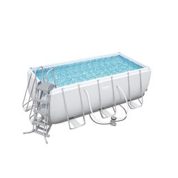 Bestway Frame-Pool-Set 'Power Steel' 412 x 201 x 122 cm mit Filterpumpe und Sicherheitsleiter
