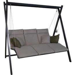 Angerer Freizeitm&ouml;bel Hollywoodschaukel 'Relax Smart' 3-Sitzer smart beige 220 x 210 x 150 cm