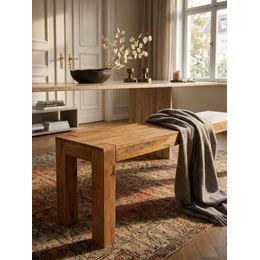 KADIMA DESIGN Esszimmer Sitzbank MUMBAI Massiv-Holz 120 x 45 x 35 cm in Akazie | Gr.: 180 x 35 x 45 cm