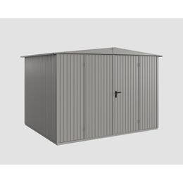 EcoStar Ger&auml;tehaus 'Trend-S Typ 3' graualuminium 302,8 x 238 cm, mit Doppelt&uuml;r