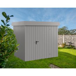 EcoStar Ger&auml;tehaus 'Euroline EFD4 Trend-Sk' aluminiumgrau 229 x 181 x 203 cm, Einzelt&uuml;r
