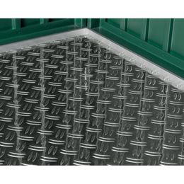 EcoStar Riffelblech-Boden 'GH2 Typ2' Aluminium 225,7 x 225,7 x 0,5 cm