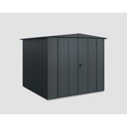 EcoStar Ger&auml;tehaus 'Elegant-S Typ 2' anthrazitgrau 238 x 238 cm, mit Doppelt&uuml;r