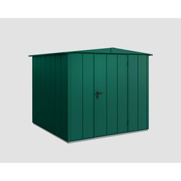 EcoStar Ger&auml;tehaus 'Elegant-S Typ 2' moosgr&uuml;n 238 x 238 cm, mit Einzelt&uuml;r