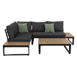 Greemotion Loungem&ouml;belset 'Riola' f&uuml;r 5 Personen Aluminium
