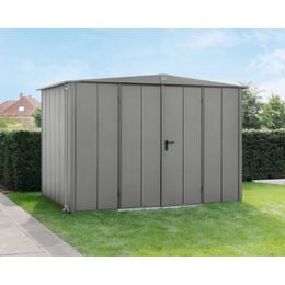 EcoStar Ger&auml;tehaus 'Elegant-S Typ 3' graualuminium 302,8 x 238 cm, mit Doppelt&uuml;r