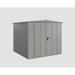 EcoStar Ger&auml;tehaus 'Elegant-S Typ 2' graualuminium 238 x 238 cm, mit Doppelt&uuml;r