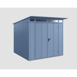 EcoStar Ger&auml;tehaus 'Elegant-P Typ 2' taubenblau 238 x 238 cm, mit Doppelt&uuml;r