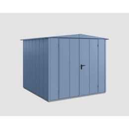 EcoStar Ger&auml;tehaus 'Elegant-S Typ 2' taubenblau 238 x 238 cm, mit Doppelt&uuml;r