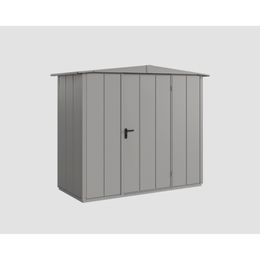 EcoStar Ger&auml;tehaus 'Elegant-S Typ 1' graualuminium 238 x 107,8 cm, mit Einzelt&uuml;r