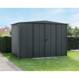EcoStar Ger&auml;tehaus 'Elegant-S Typ 3' anthrazitgrau 302,8 x 238 cm, mit Doppelt&uuml;r
