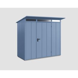 EcoStar Ger&auml;tehaus 'Elegant-P Typ 1' taubenblau 238 x 107,8 cm, mit Einzelt&uuml;r