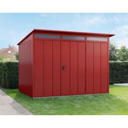 EcoStar Ger&auml;tehaus 'Elegant-P Typ 3' purpurrot 302,8 x 238 cm, mit Einzelt&uuml;r