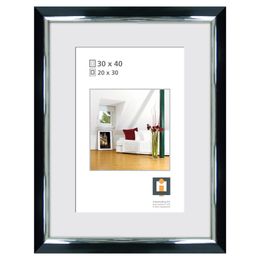 Kunststoffbilderrahmen LS 30 x 40 cm silbern