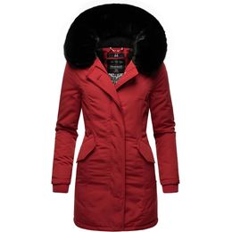 MARIKOO Winter Parka 'Karmaa' female size XXL Red / Black